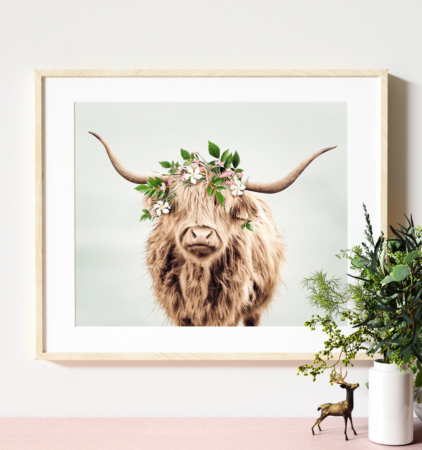 Highland Cow Wall Art – The Crown Prints