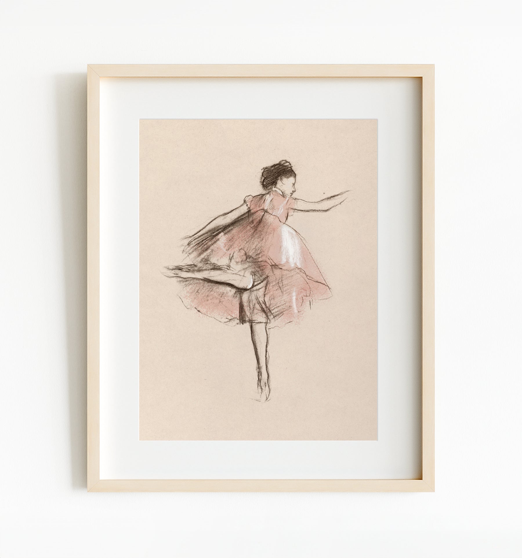 Ballet Sketches Girl Room Decor Prints – The Crown Prints