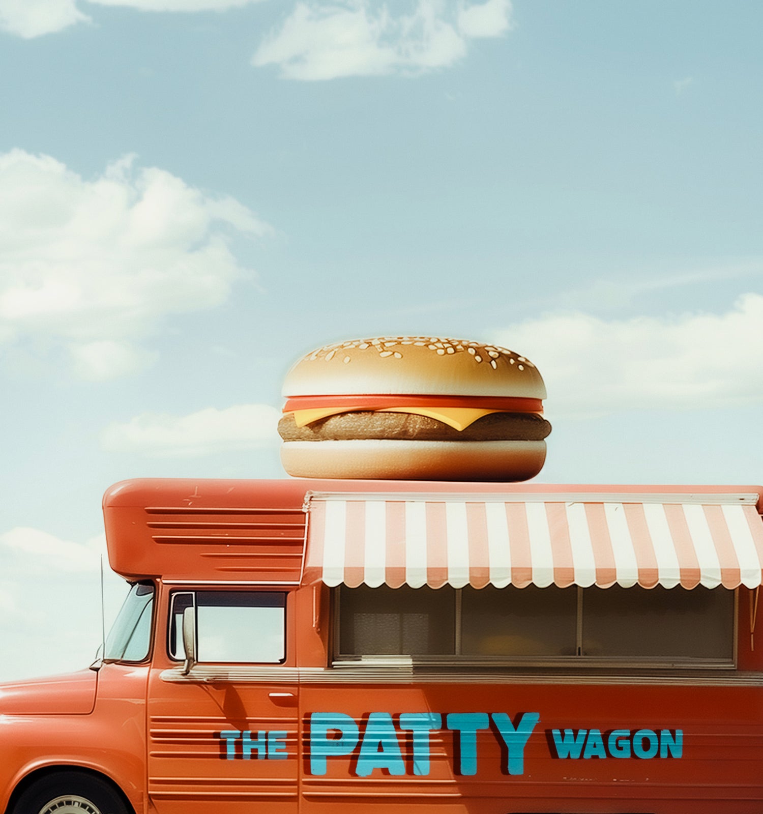 The Patty Wagon Food Truck Art – The Crown Prints
