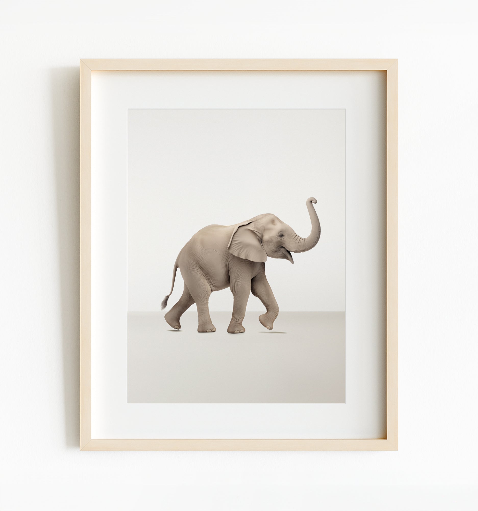 Studio Elephant Art Print - The Crown Prints
