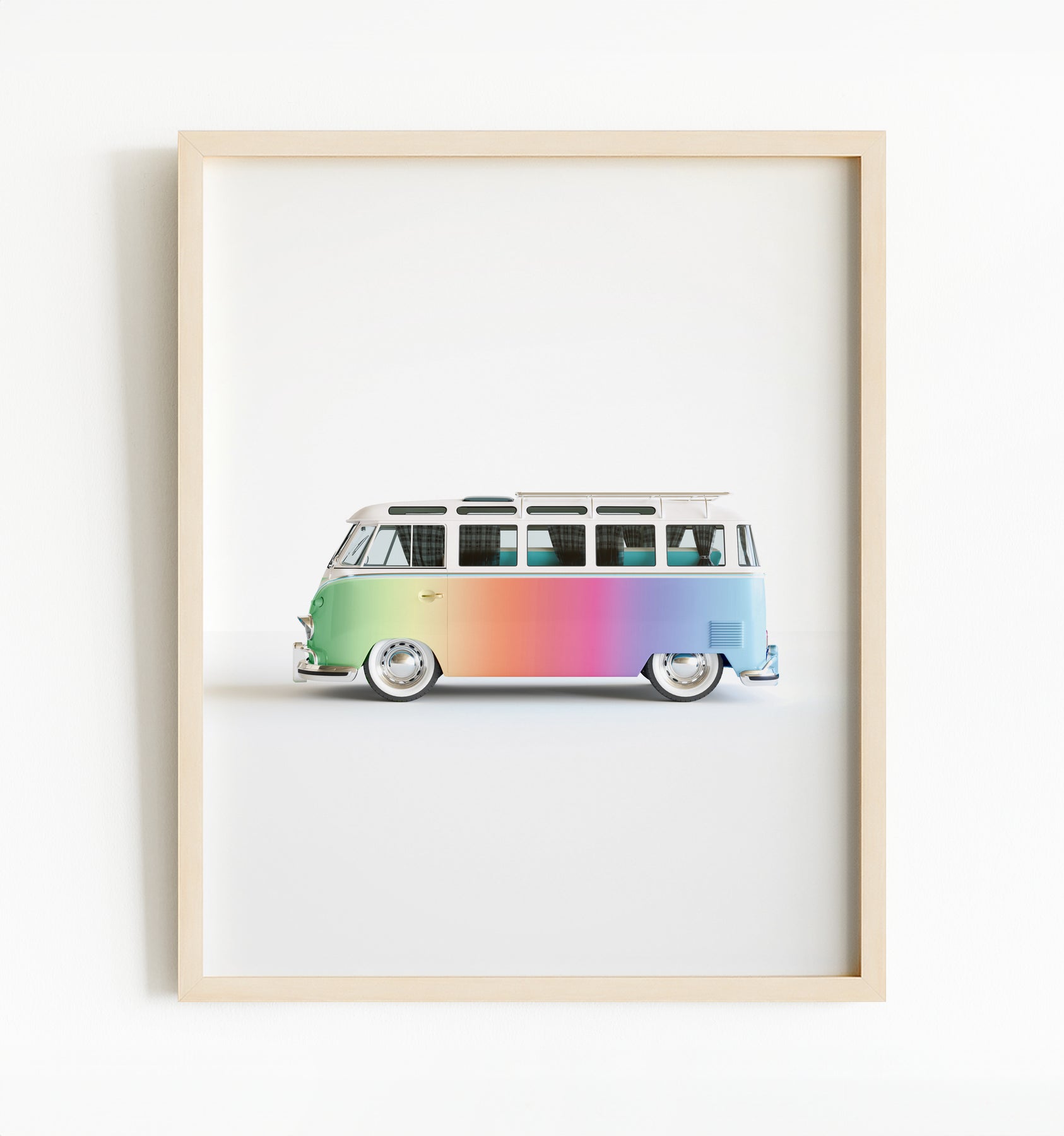 Rainbow Bus - The Crown Prints