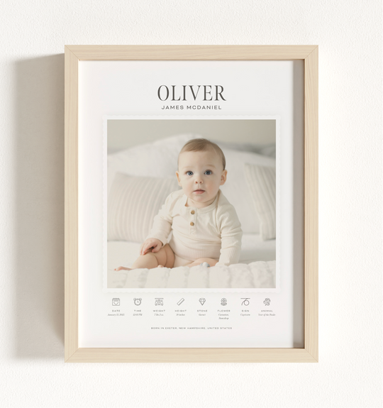 Framed Wall Art Set for Nursery - Safari Animals Theme Prints for Baby ...