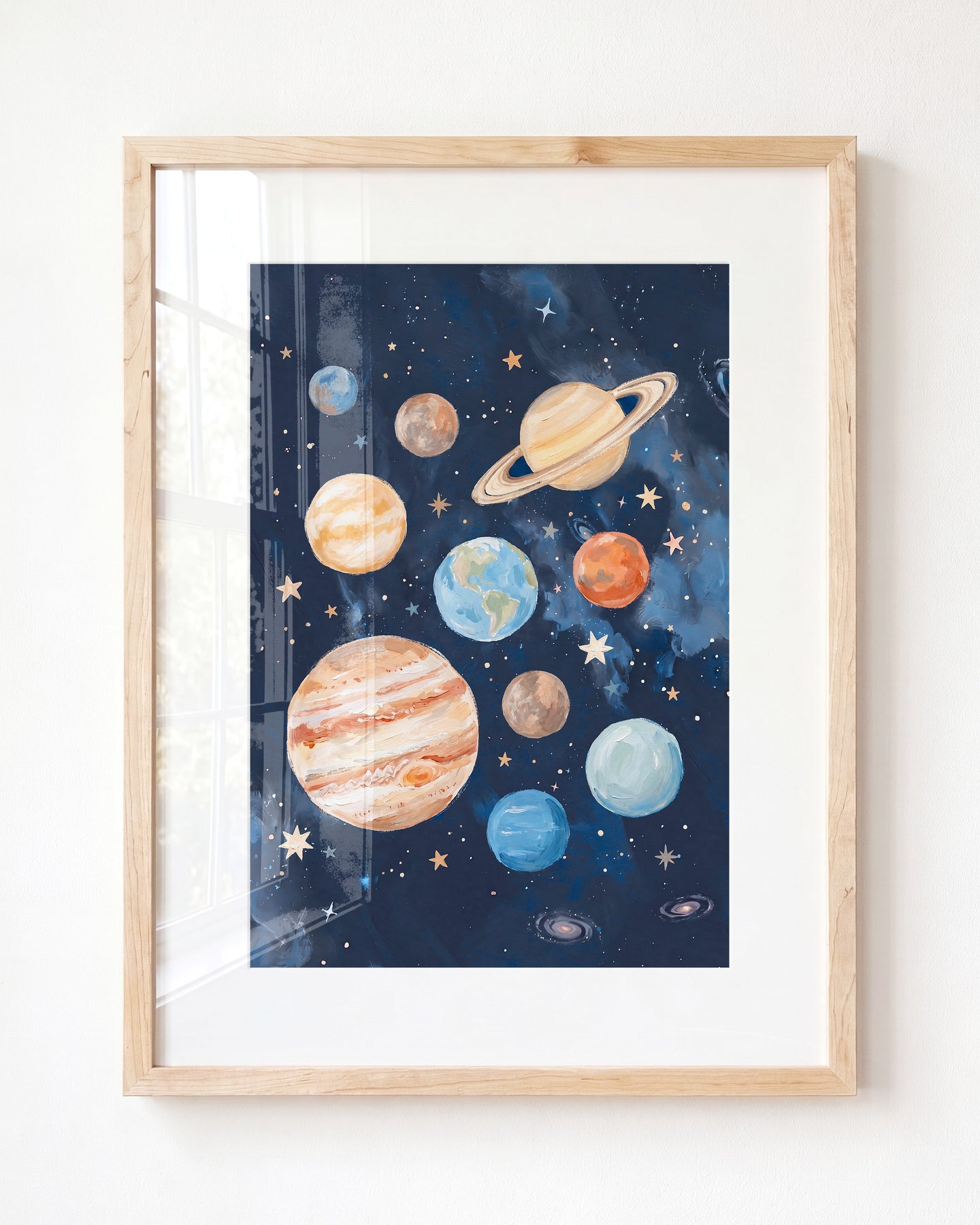 Our Solar System - 5x7 · Fine Art Print (Unframed) - The Crown Prints