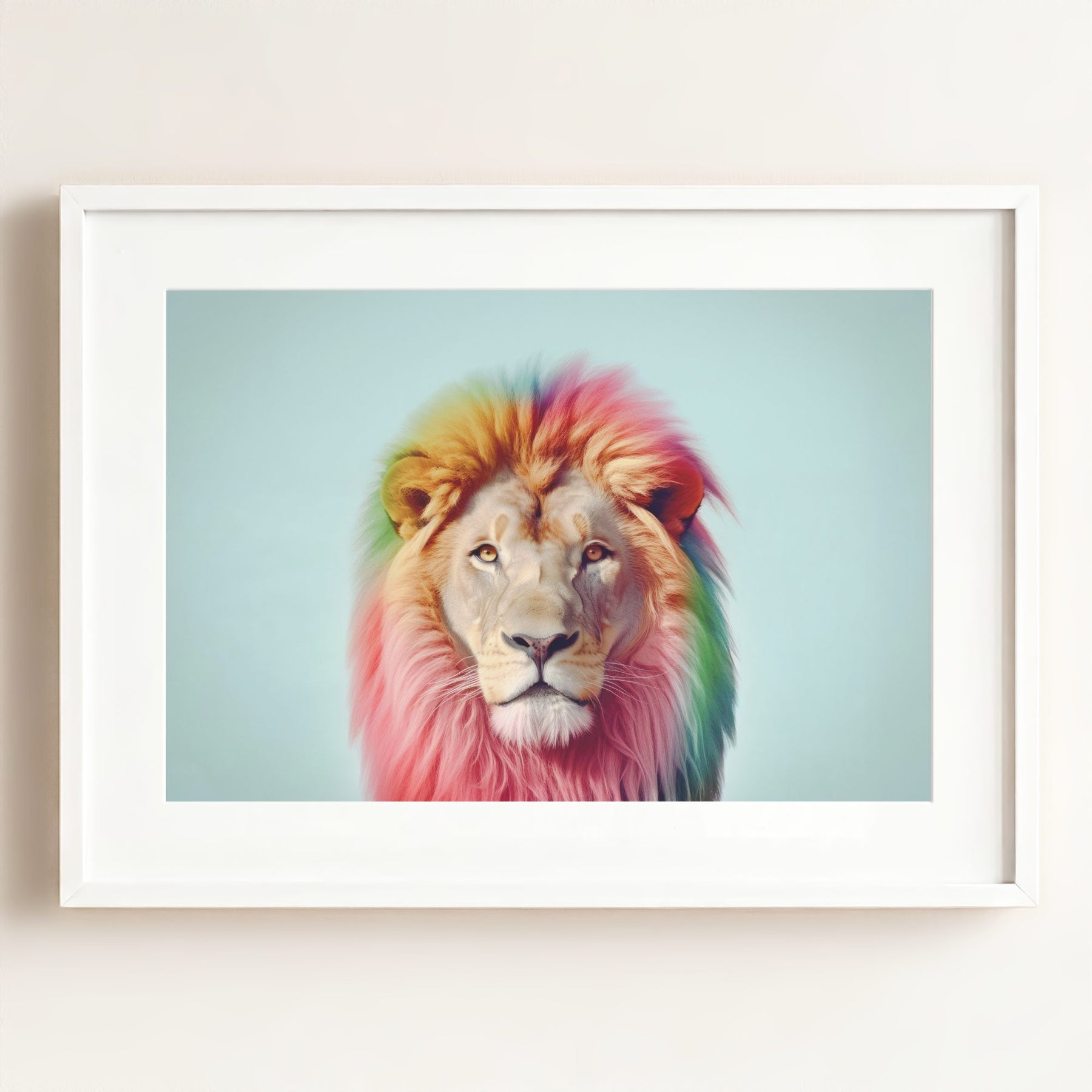Rainbow Lion – The Crown Prints