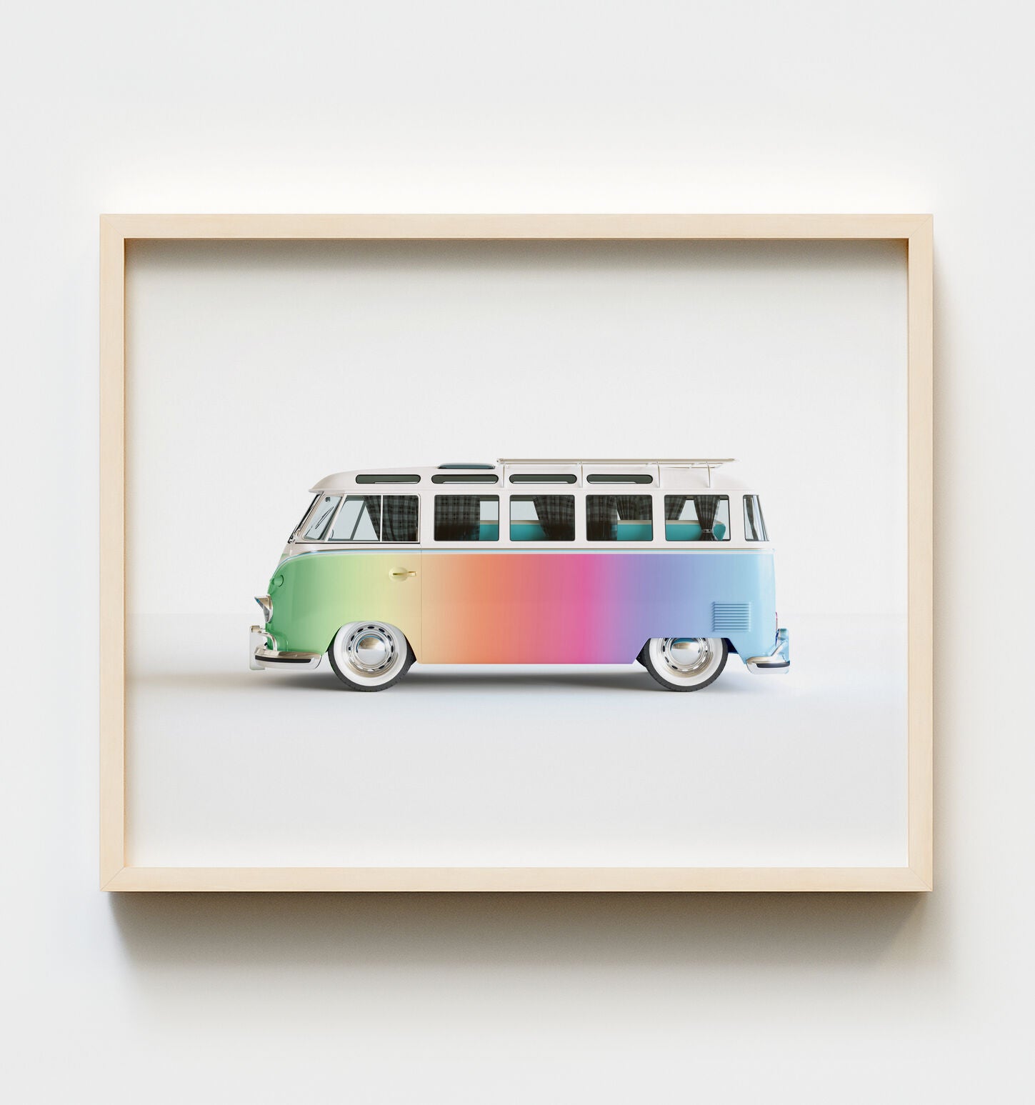 Rainbow Bus - The Crown Prints
